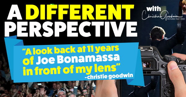 Photographer Christie Goodwin Reflects on Her Time with Joe Bonamassa