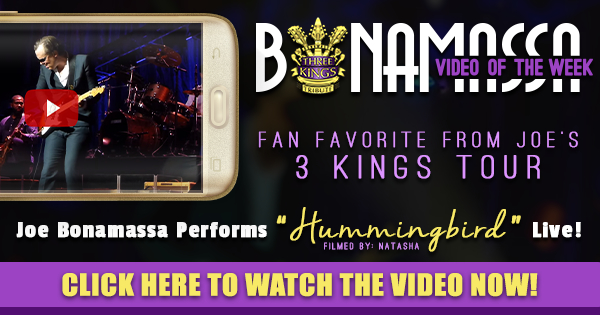 Joe Bonamassa performs “Hummingbird” Live!